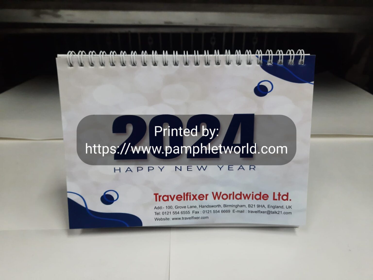 Calendar and Diary • Pamphlet World