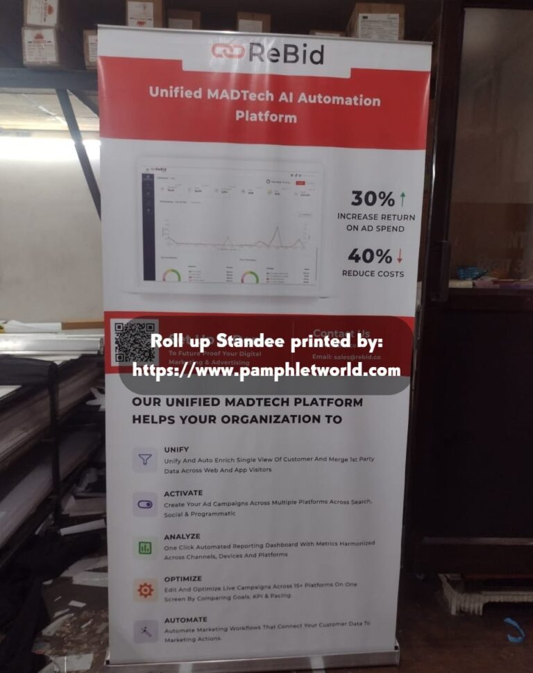 Standee printing in Delhi NCR call 88262 21873 | Free delivery