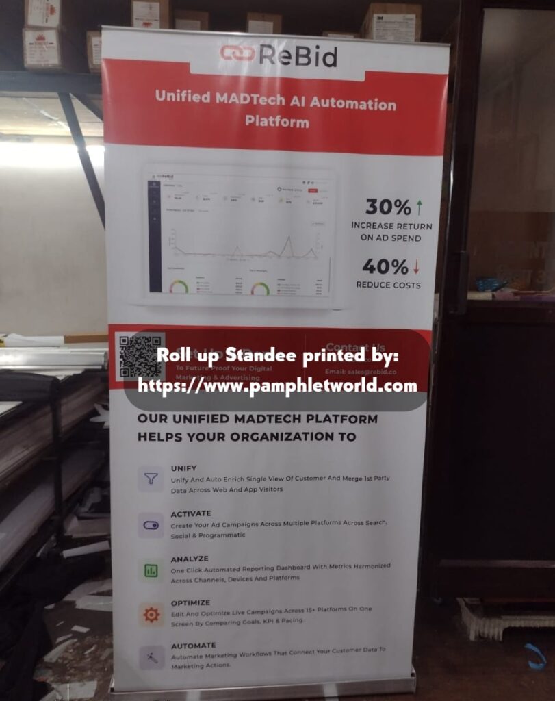 Standee printing in Delhi NCR call 88262 21873 | Free delivery