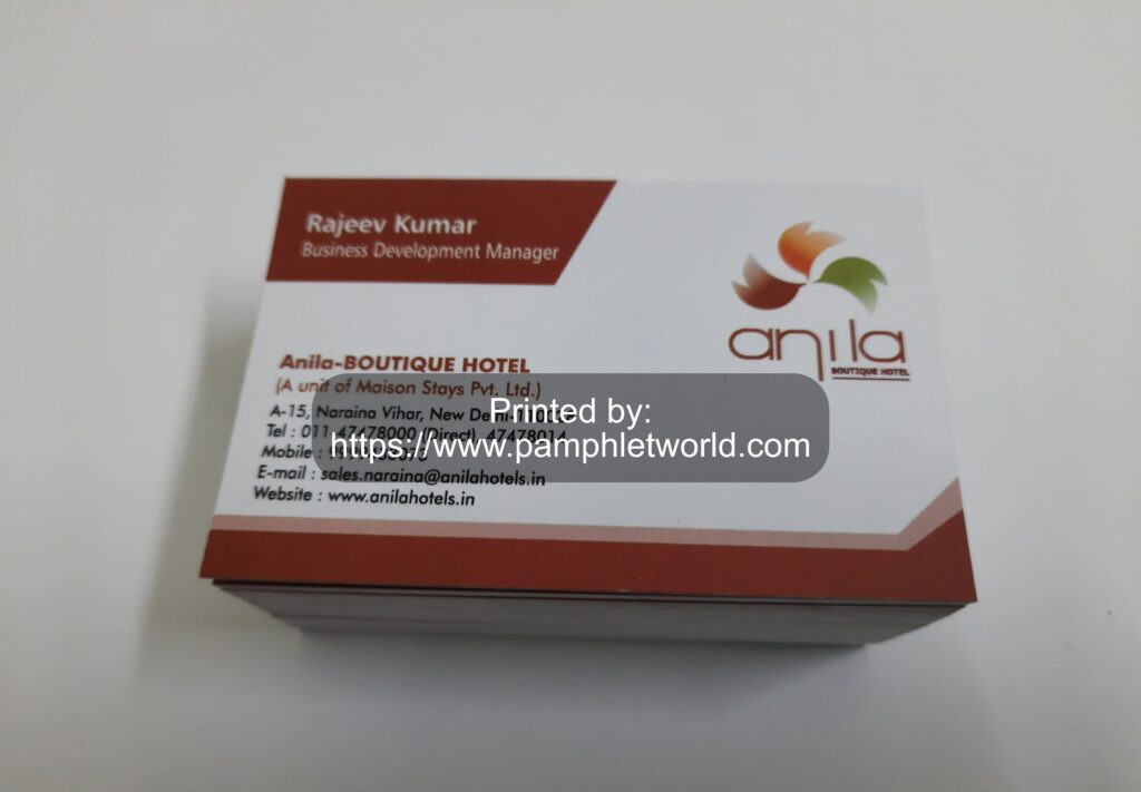 Business card • Pamphlet World