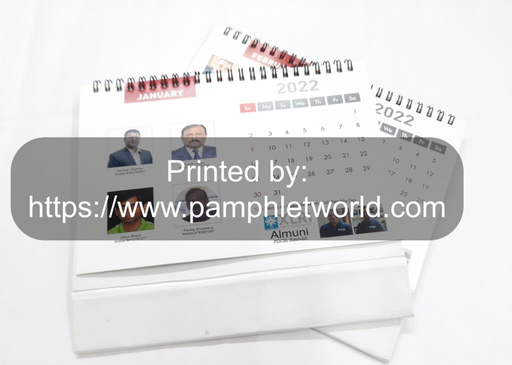 Calendar and Diary • Pamphlet World