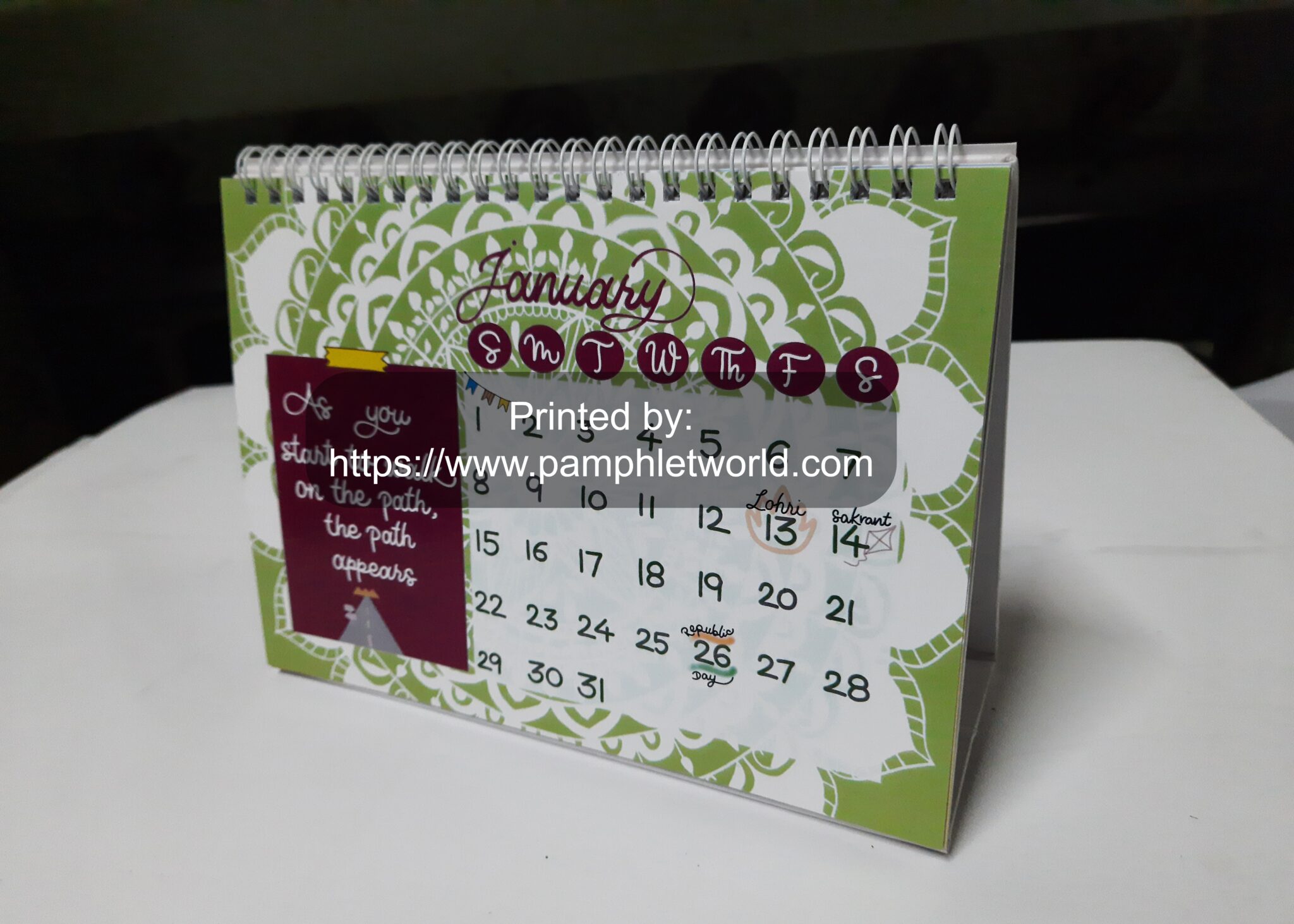 2026 Wall/Desk Calendar printing Delhi-ncr Ph. 8826221873