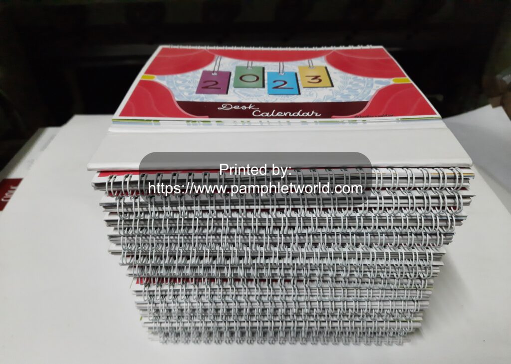 Calendar and Diary • Pamphlet World